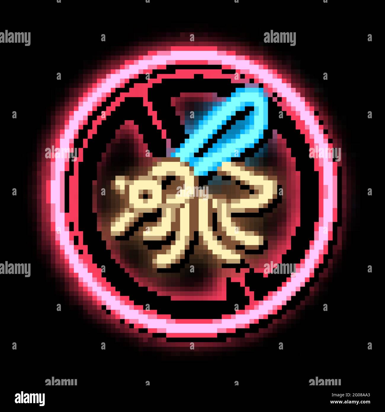 Anti-mosquito neon glow icon illustration Stock Vector Image & Art - Alamy