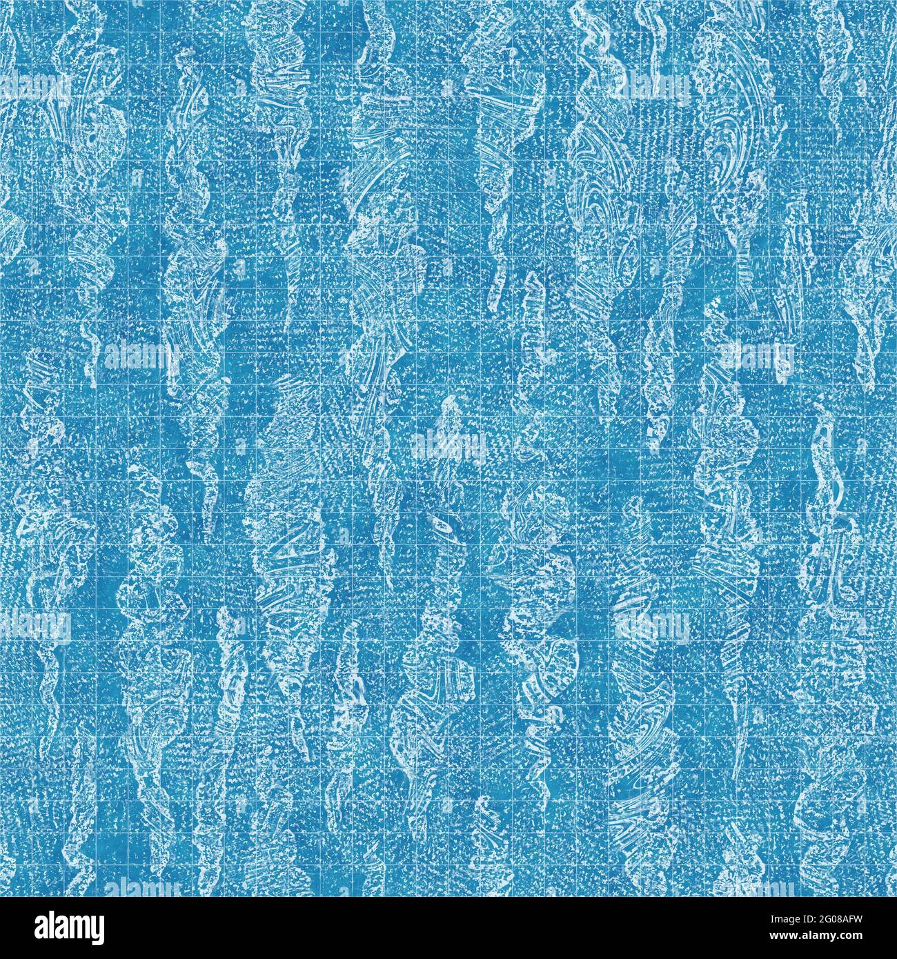 Seamless bright blue blueprint pattern for textile and print Stock ...