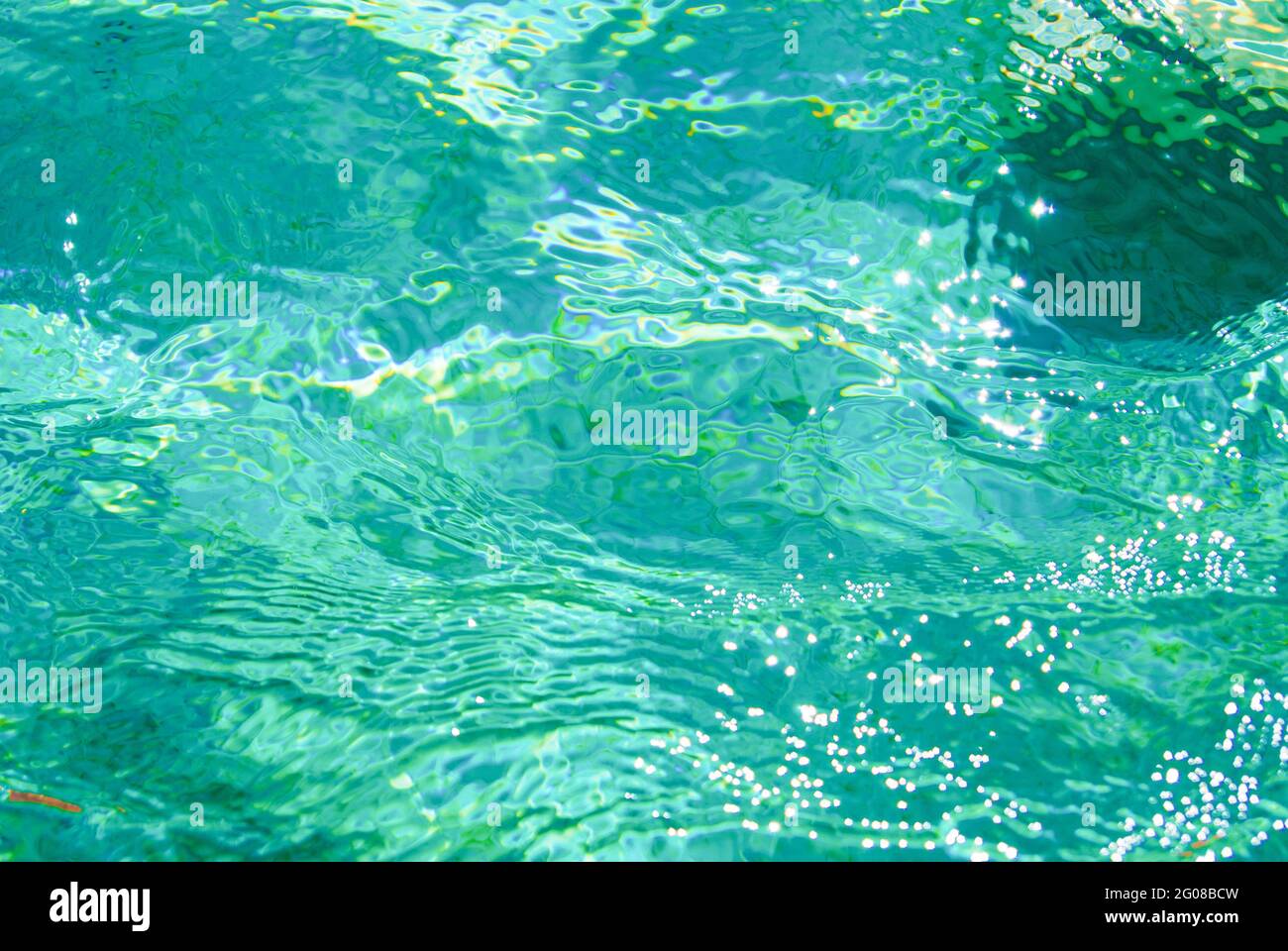 Turquoise Blue Pool Water Texture Stock Photo - Alamy