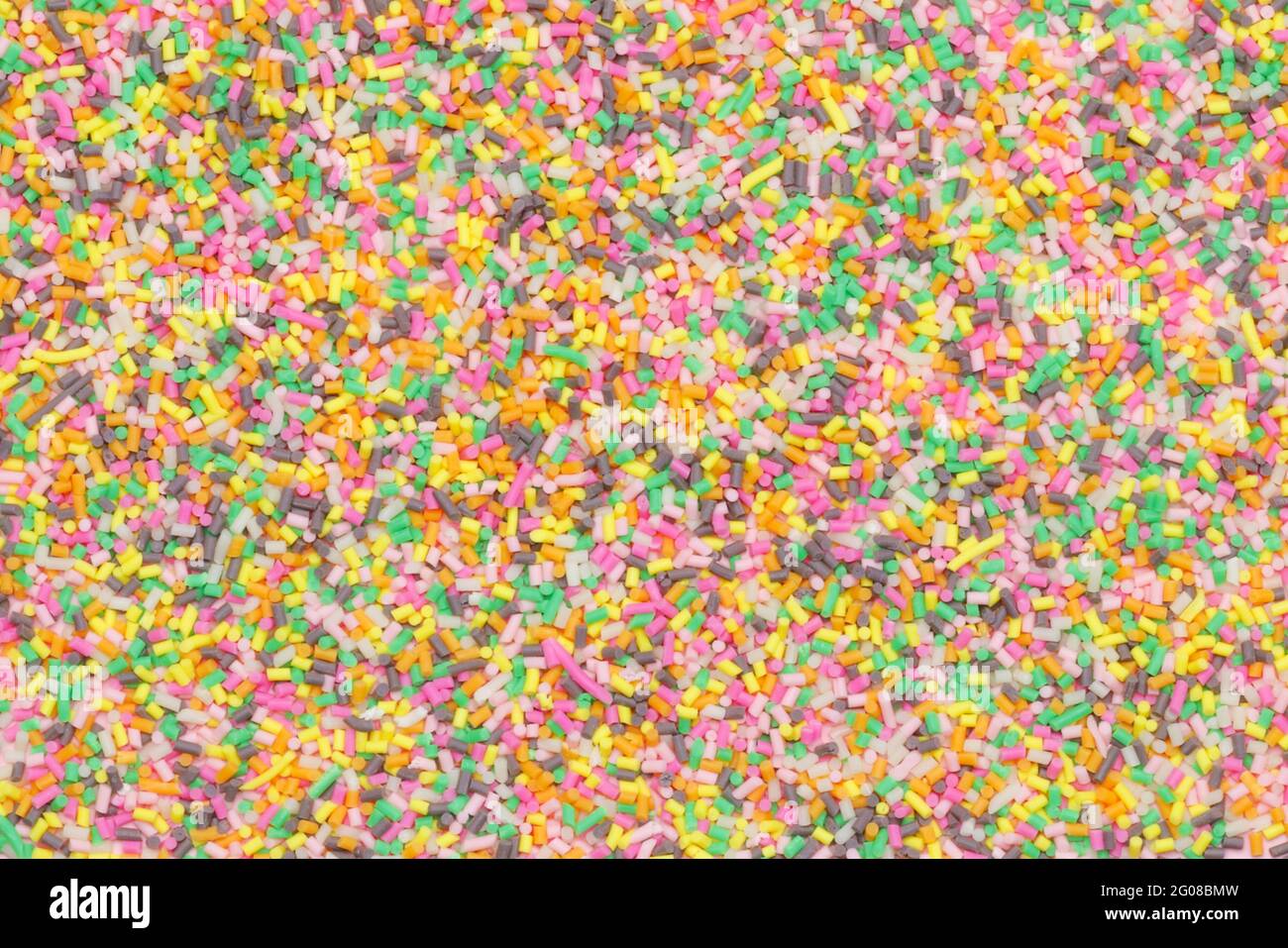 Closeup shot of colorful confetti sprinkles - for backgrounds Stock ...