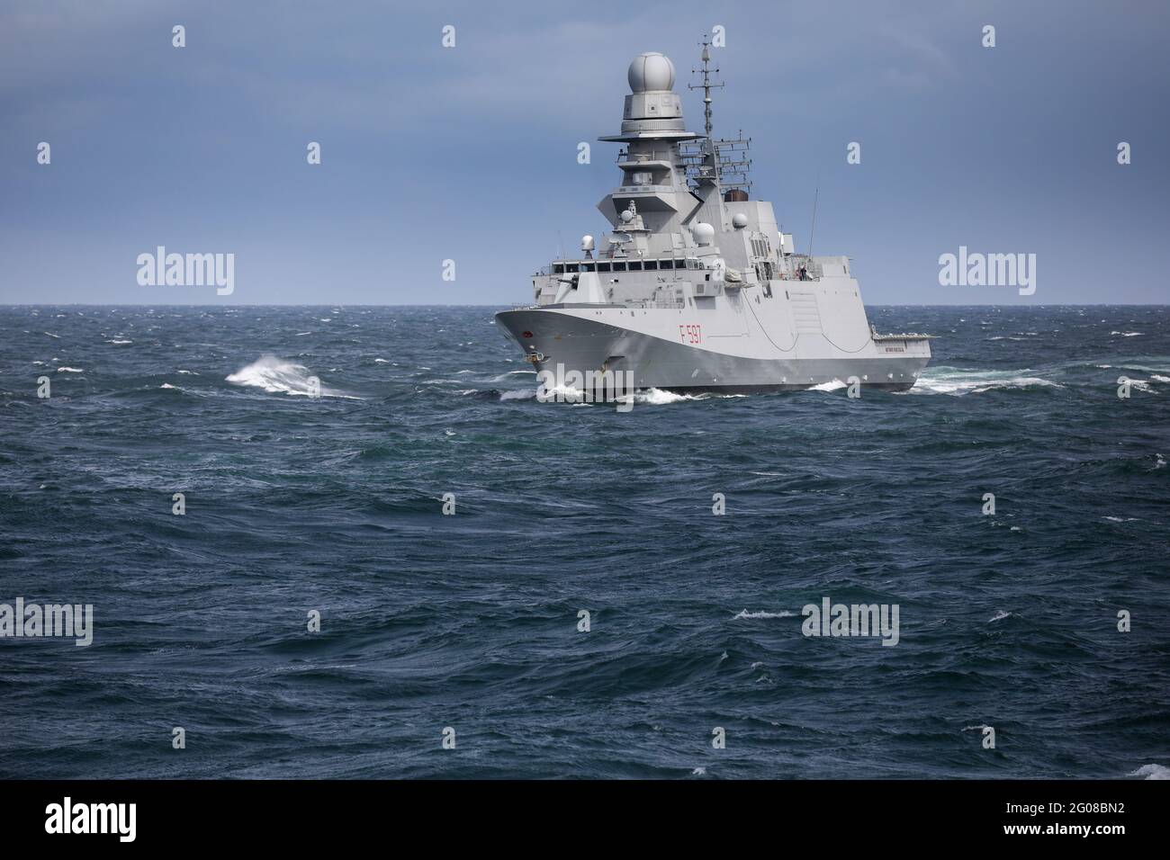 Antonio Marceglia a Bergamini class frigate (general purpose) one of ...