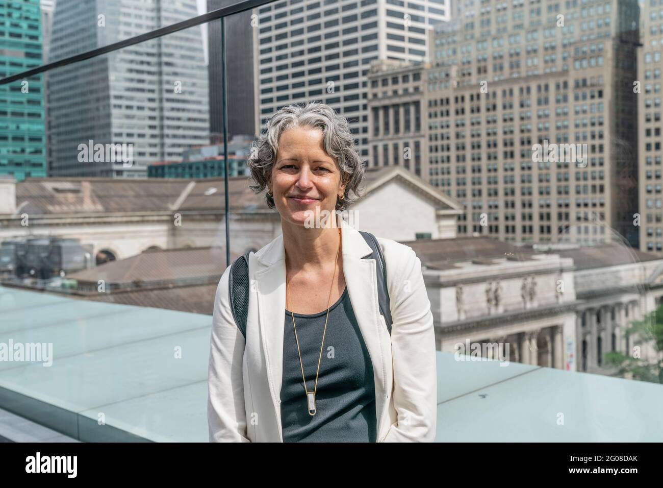 New York, NY - June 1, 2021: Architect Elizabeth Leber of Beyer Blinder ...