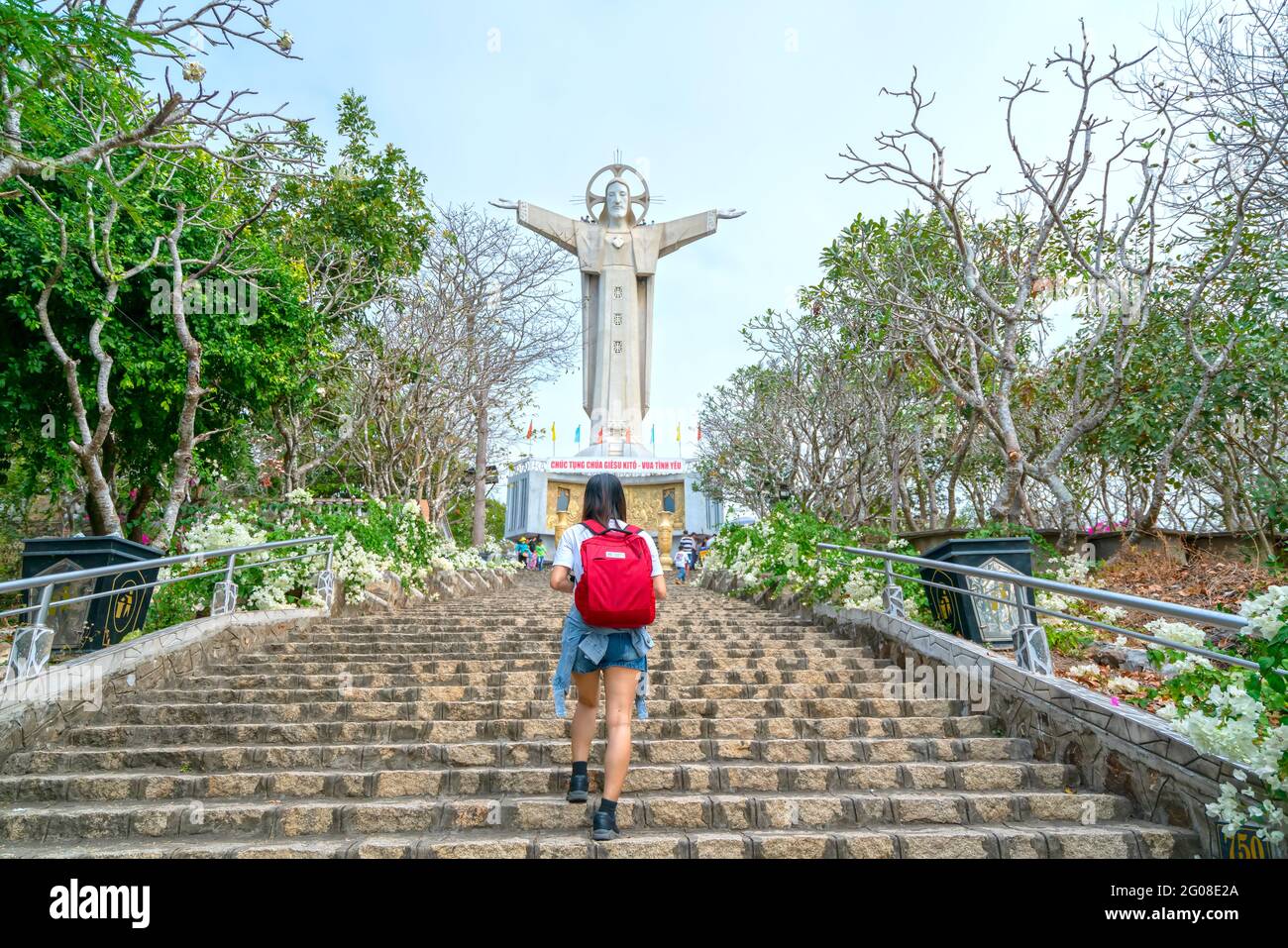 Vietnamese Jesus Christ Jesus Statue Vietnam, Vung Tau Stock Photo