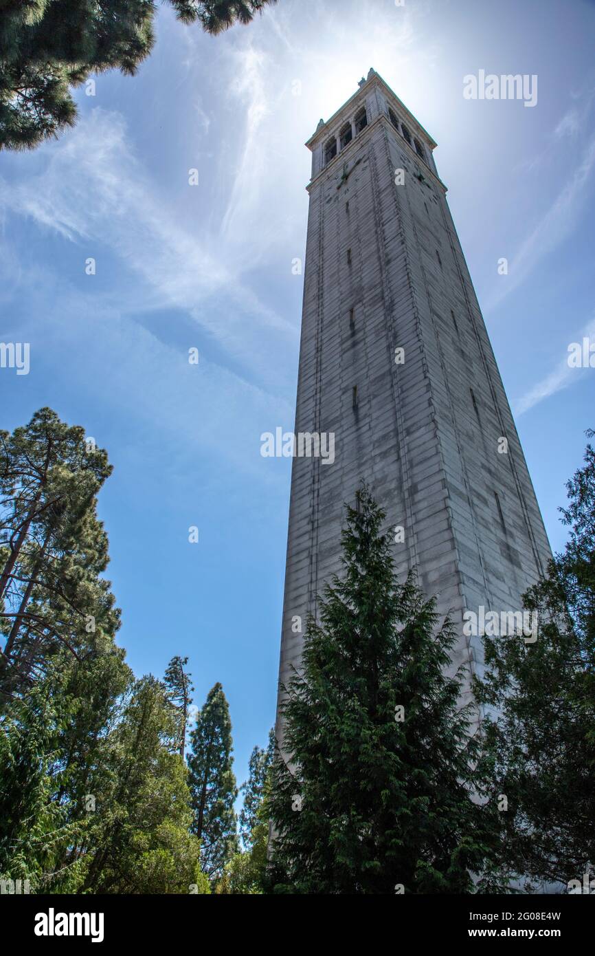 The Campinile clock tower is a landmark of Berkeley, and sits on the ...