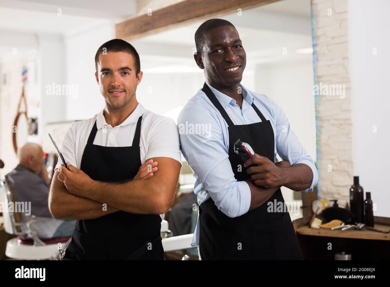 Hairstylist team hi-res stock photography and images - Alamy