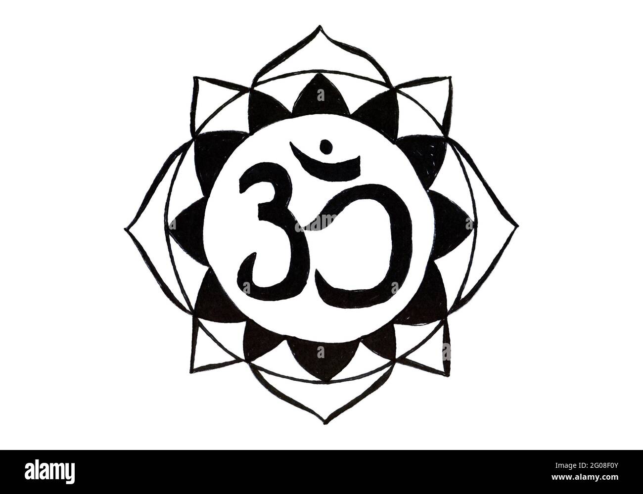 Mandalas drawing art Cut Out Stock Images & Pictures - Alamy