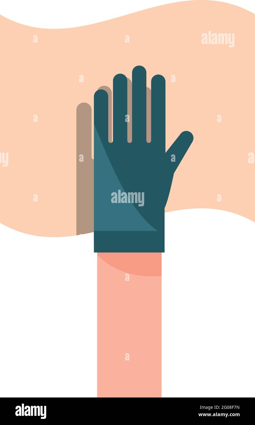 hand with napkin cleaning Stock Vector Image & Art - Alamy