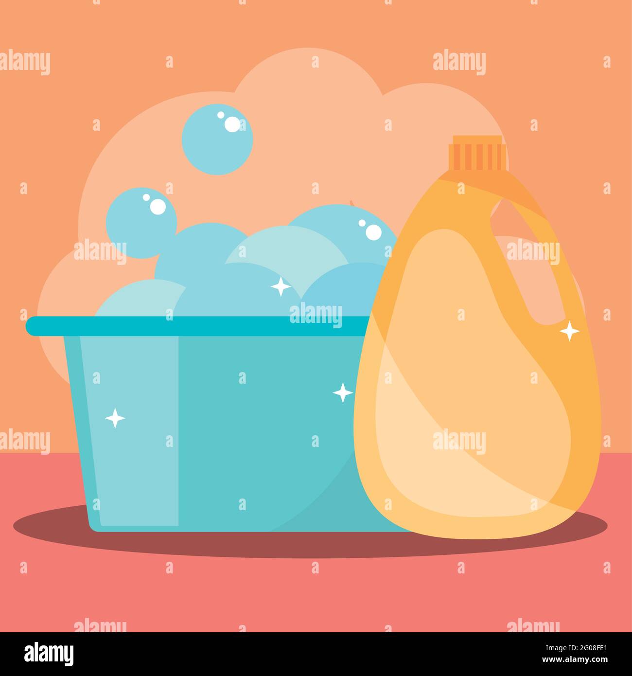 cleaning bucket and soap Stock Vector Image & Art - Alamy