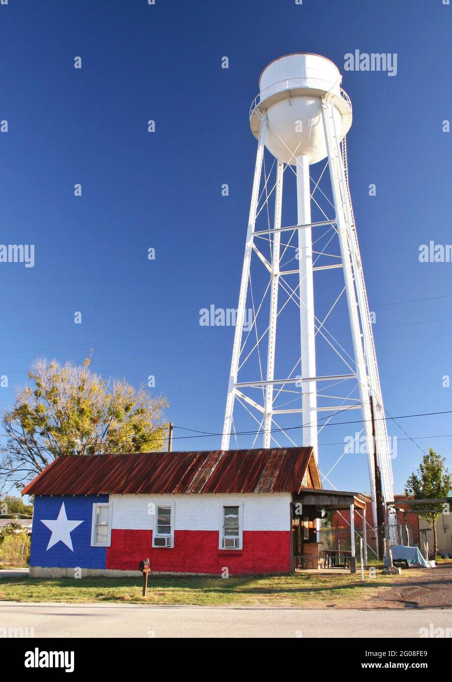 Historic Buildings in Rural Small Town Stock Photo - Alamy