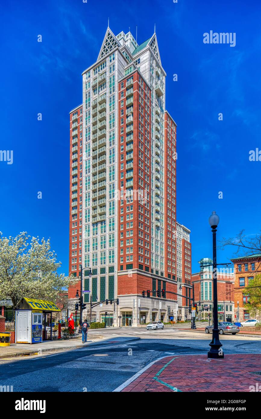 The Residences Providence is a mixed tower: Omni Hotel on the lower ...