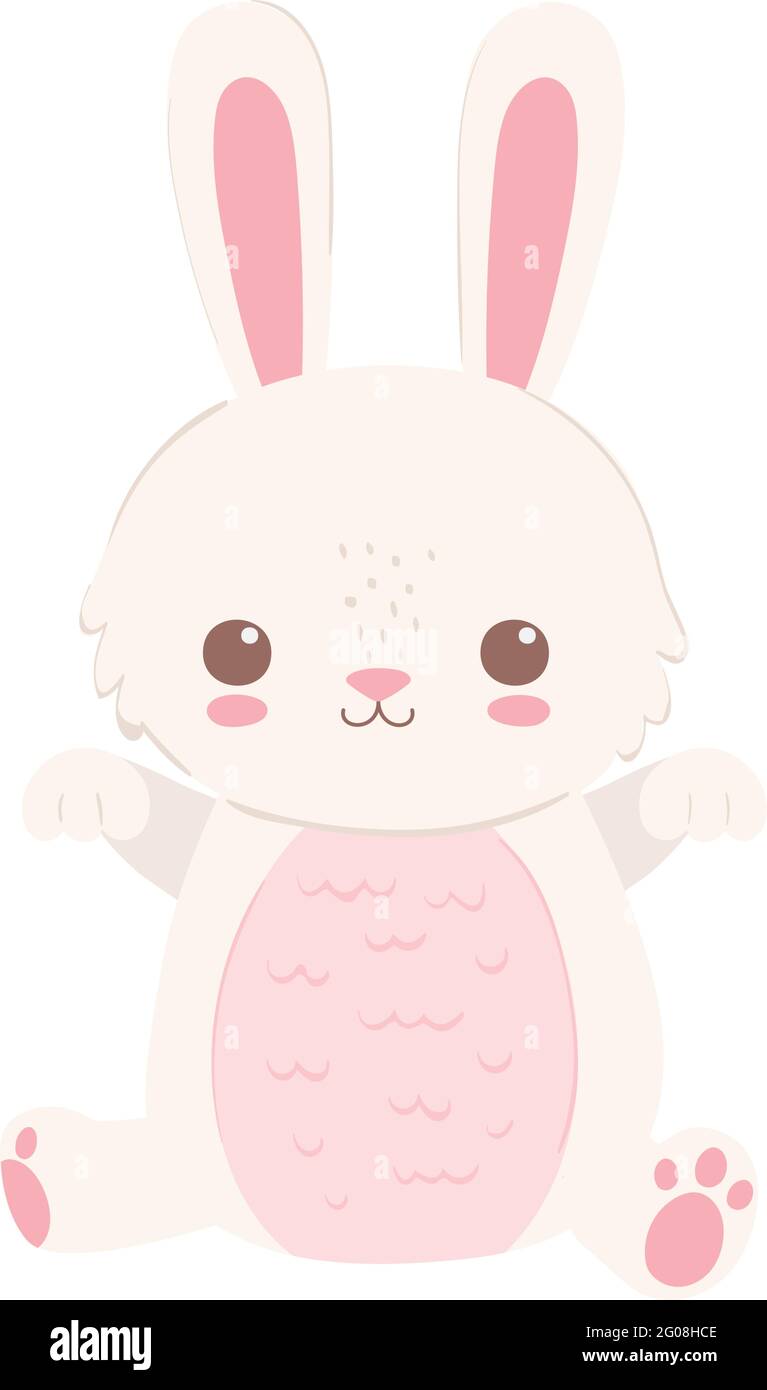 cute rabbit cartoon Stock Vector Image & Art - Alamy