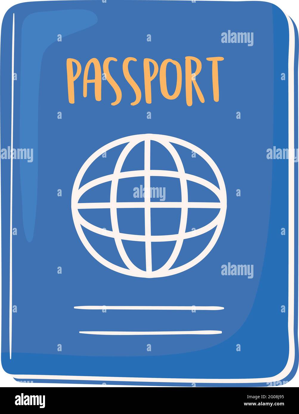 passport document access Stock Vector Image & Art - Alamy
