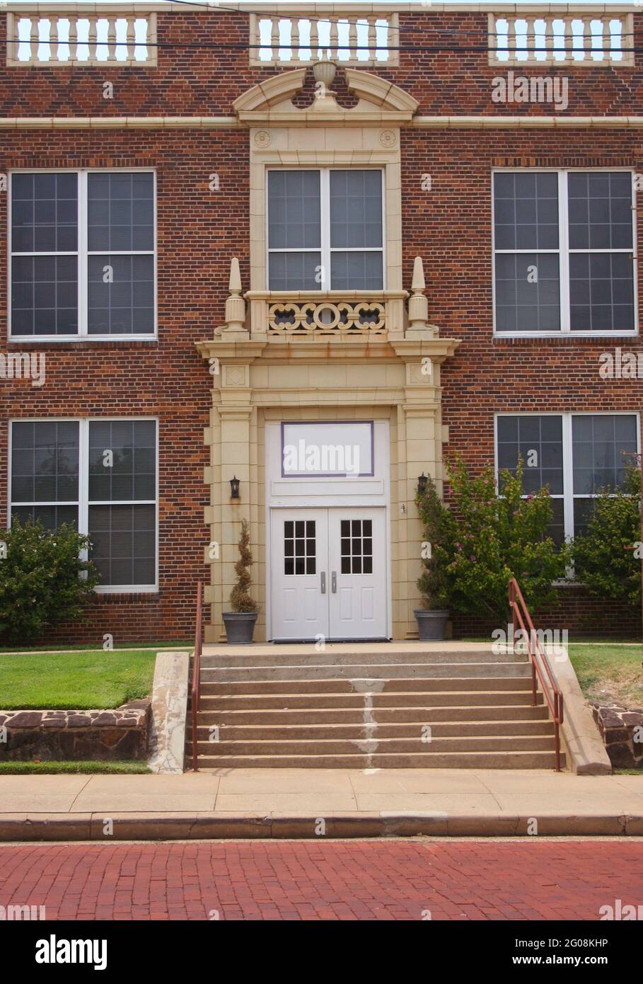 Small Town Buildings in Small Town - Historic School Bilding Stock ...