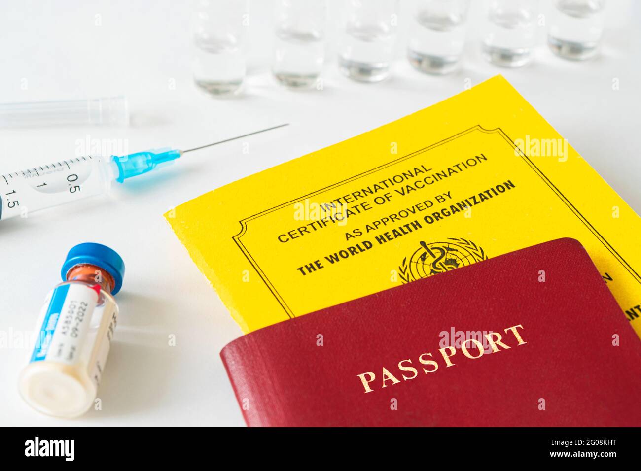 Immunisation certificate hi-res stock photography and images - Alamy