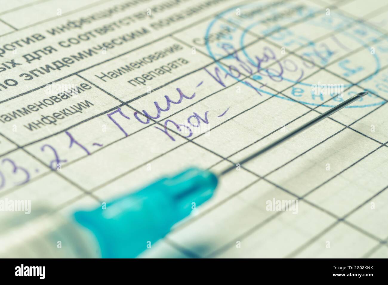 Vaccination certificate in Russia. Translation from Russian ...