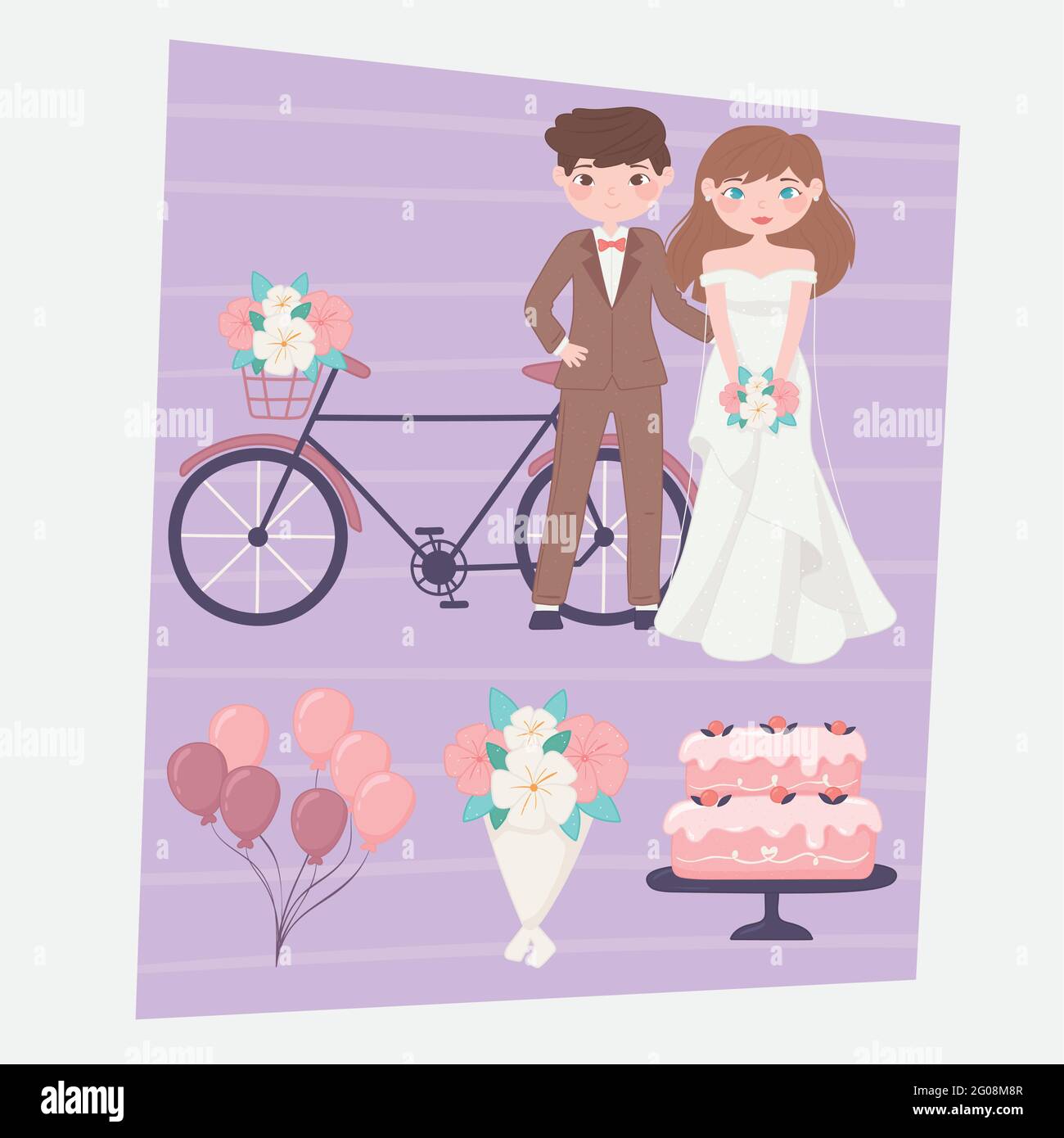 wedding event icons Stock Vector Image & Art - Alamy