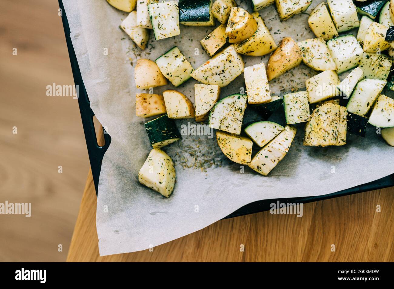 Healthy food background. Less meat concept. Vegetarian food on wooden ...