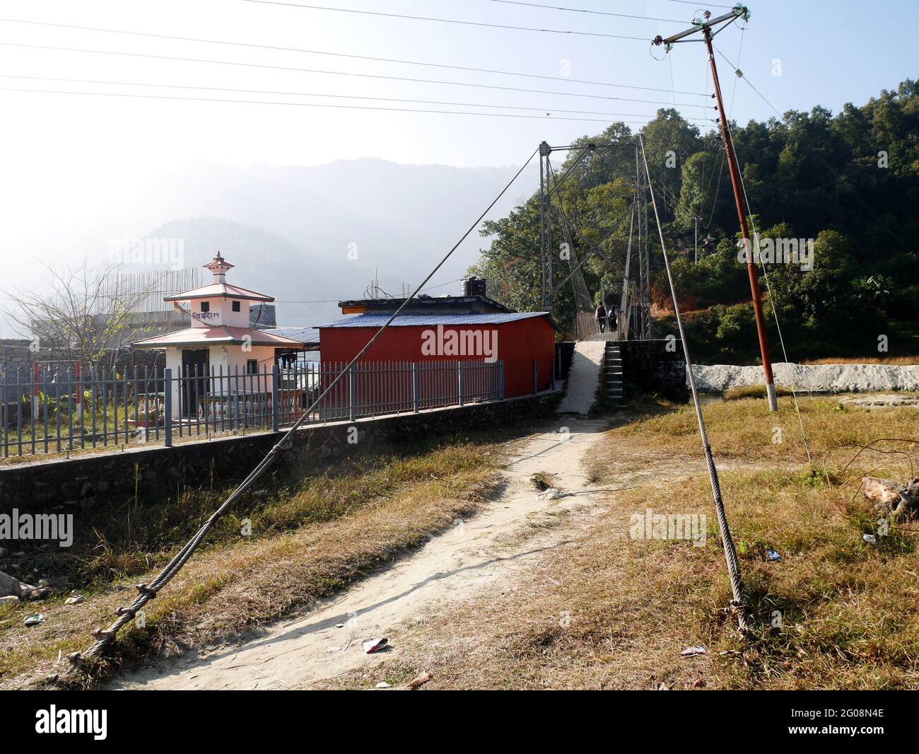 Small shrine shiva temple nepalese for nepali and foreign travelers ...