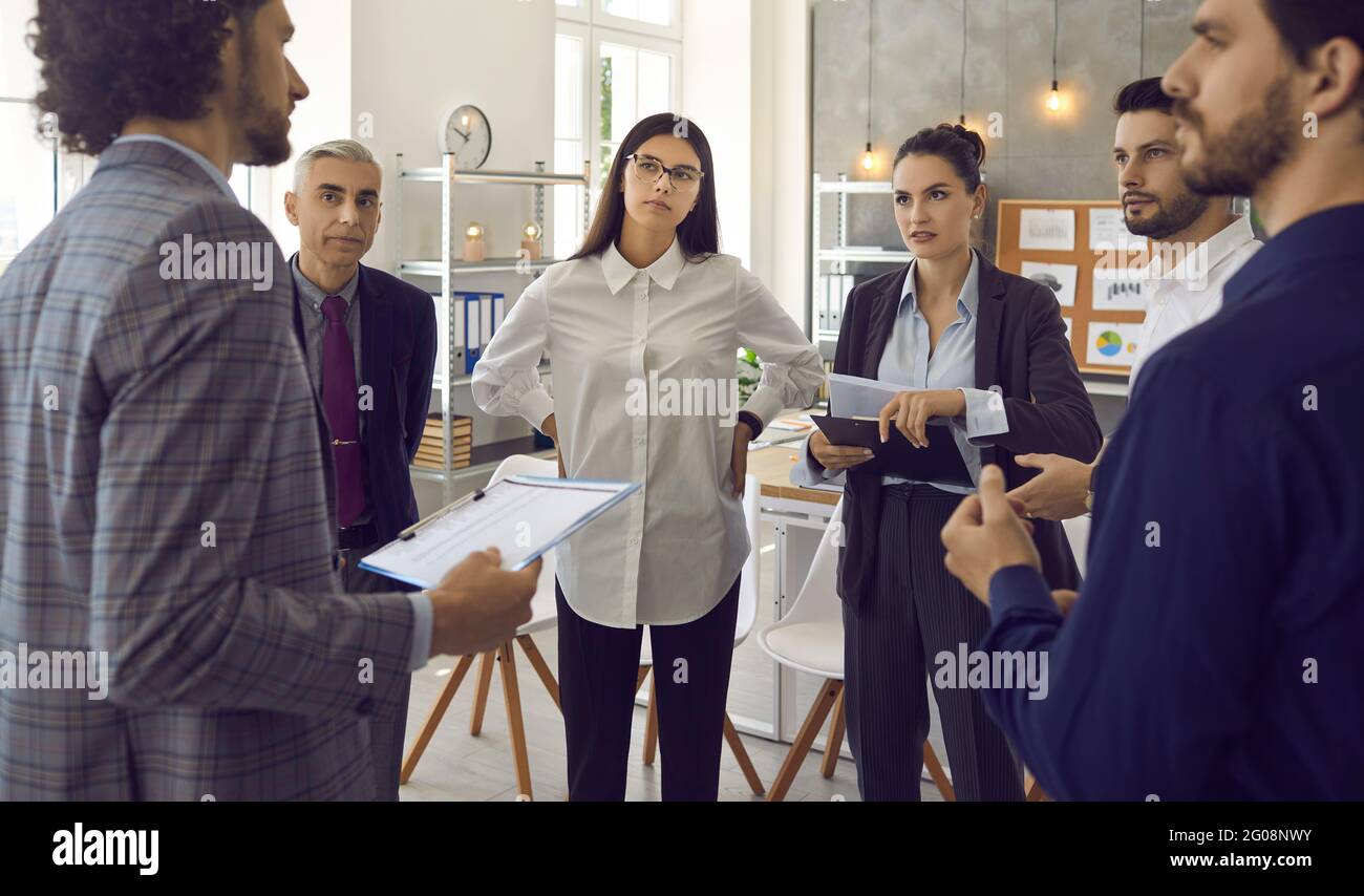 Different people meeting office hi-res stock photography and images - Alamy