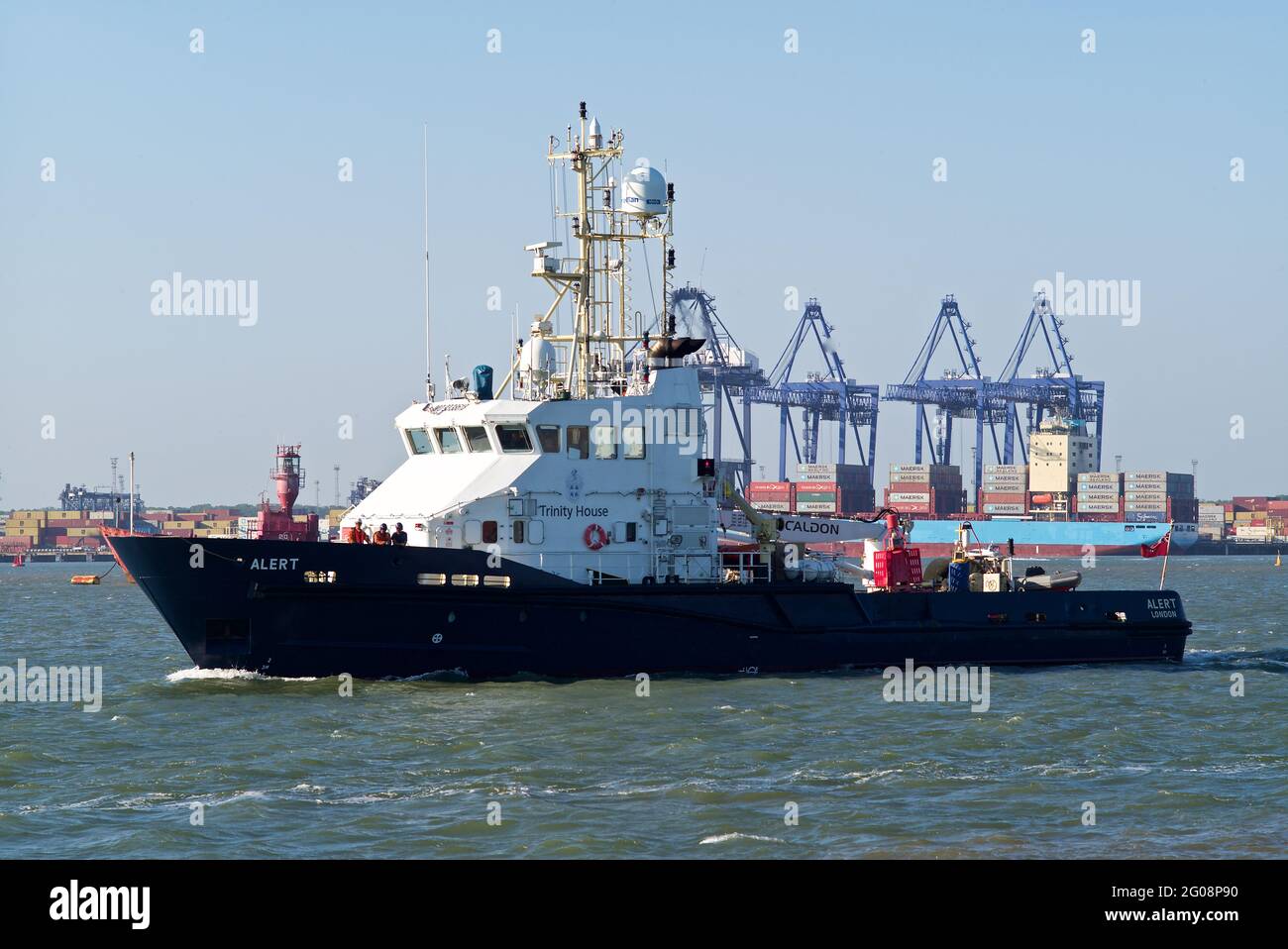 Trinity house support vessel hi-res stock photography and images - Alamy