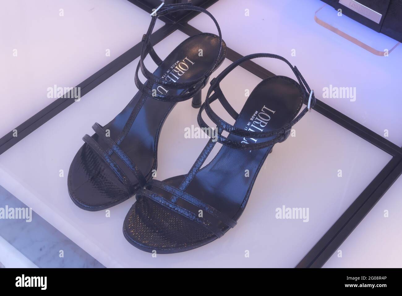 SHOES ON DISPLAY AT LORIBLU BOUTIQUE IN SPAGNA SQUARE Stock Photo - Alamy