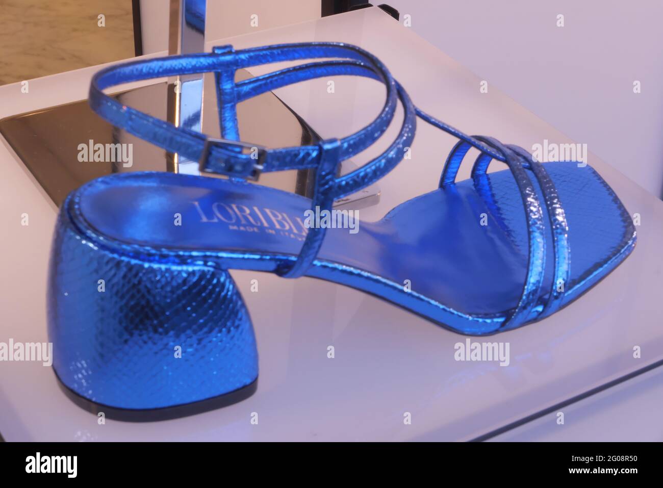 SHOES ON DISPLAY AT LORIBLU BOUTIQUE IN SPAGNA SQUARE Stock Photo - Alamy