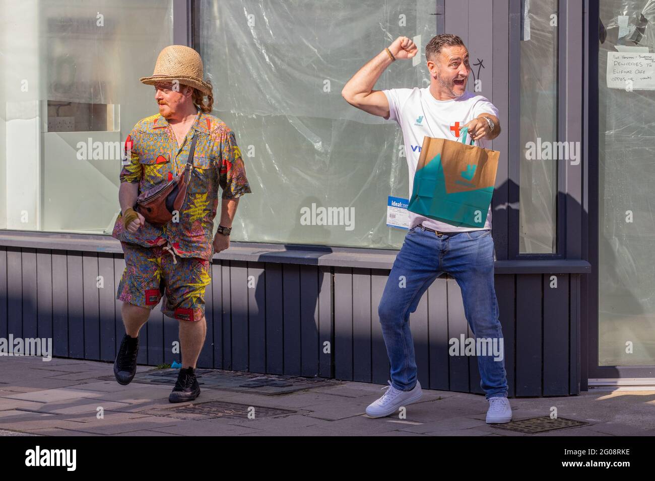 London, UK. 01st June, 2021. Will Mellor and Keith Lemon were spotted ...