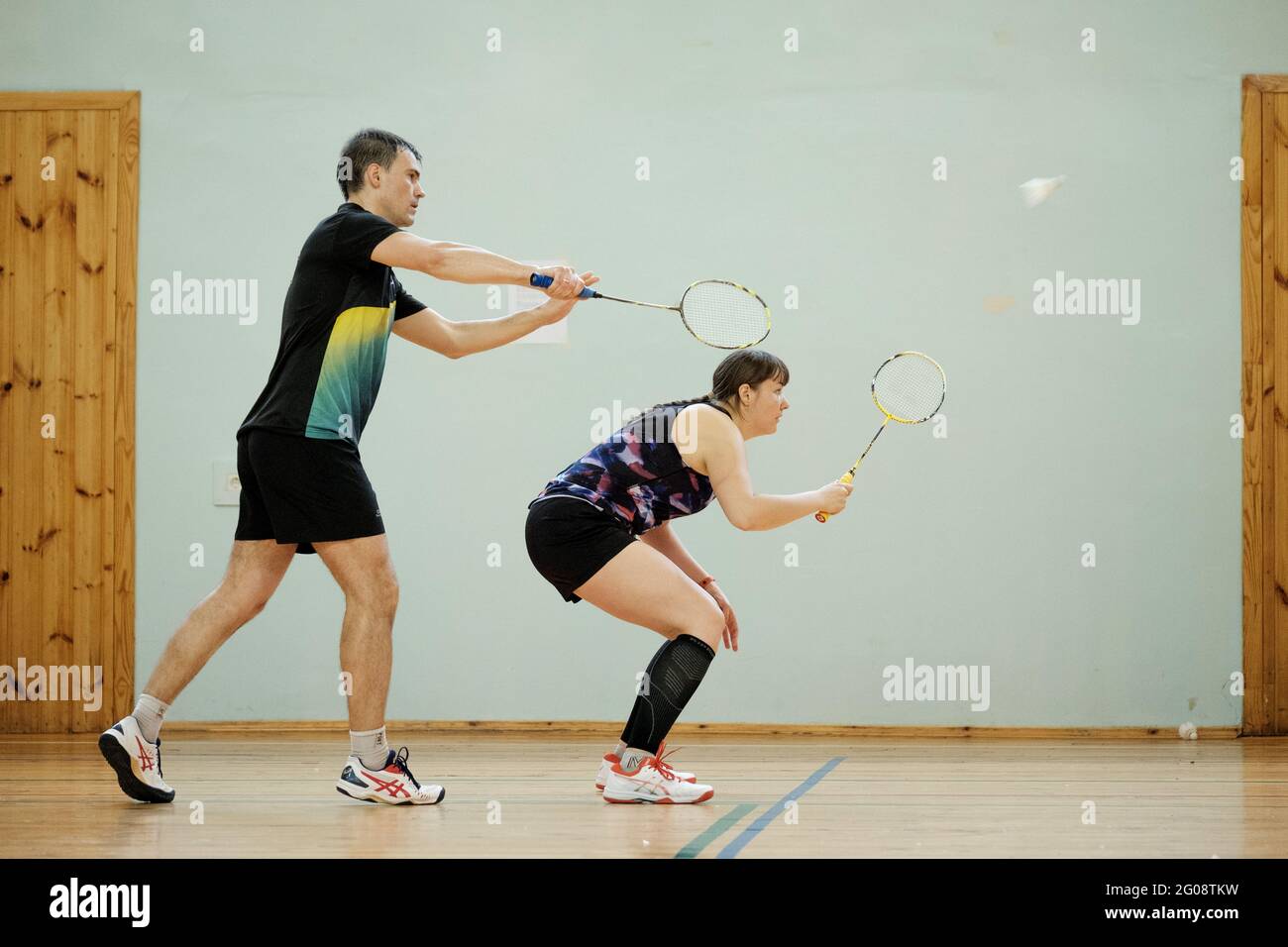 SAROV, RUSSIA - MAY 30 2021: Sarov Open Badminton Championship Stock ...