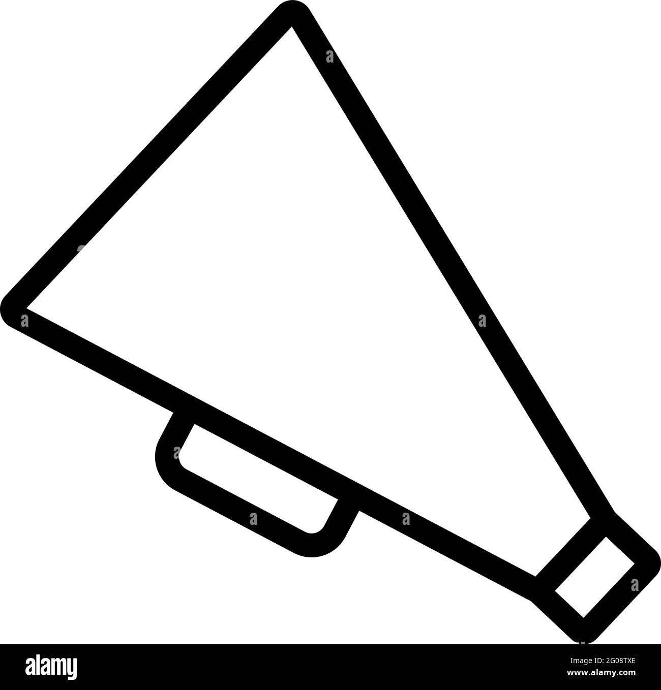 Cheer Megaphone Outline