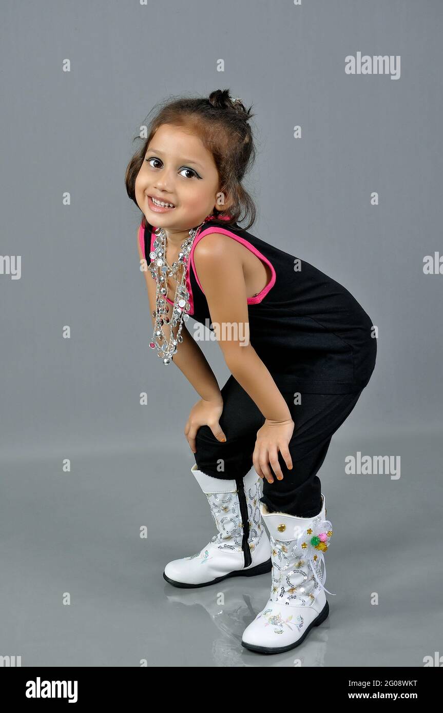 Stock Photo - little girl beauty portrait. Beautiful child model with long hair Stock Photo - Alamy