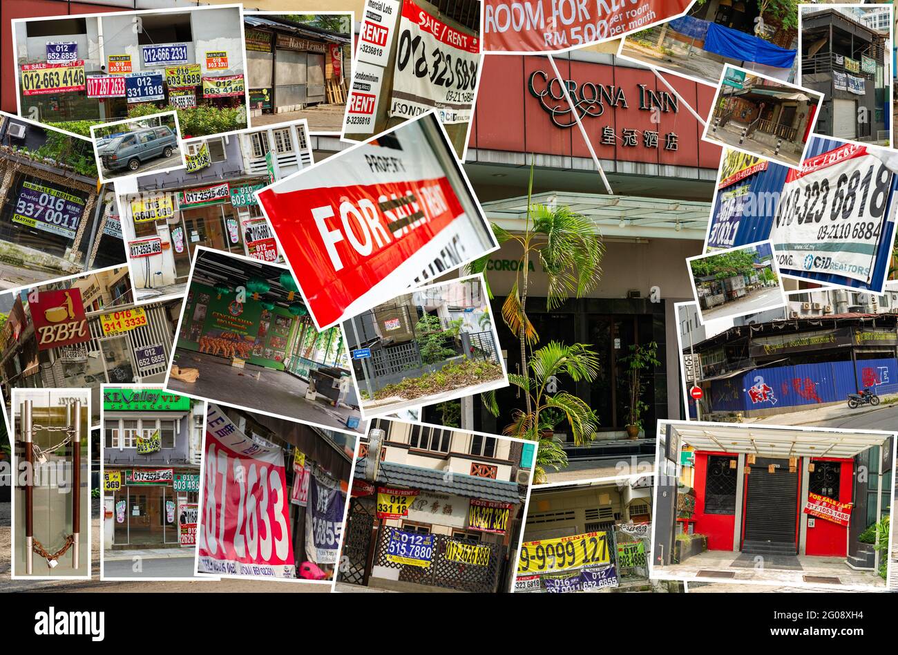 The Economic Devastation of Lockdown Stock Photo - Alamy