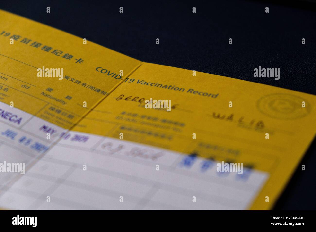 Taiwan. 02nd June, 2021. In this photo illustration the Covid-19 ...