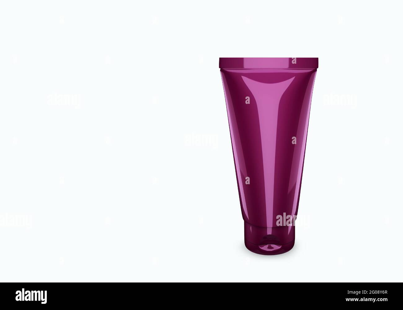 Deep lilac nacre scrub tube mockup isolated from background: scrub tube ...