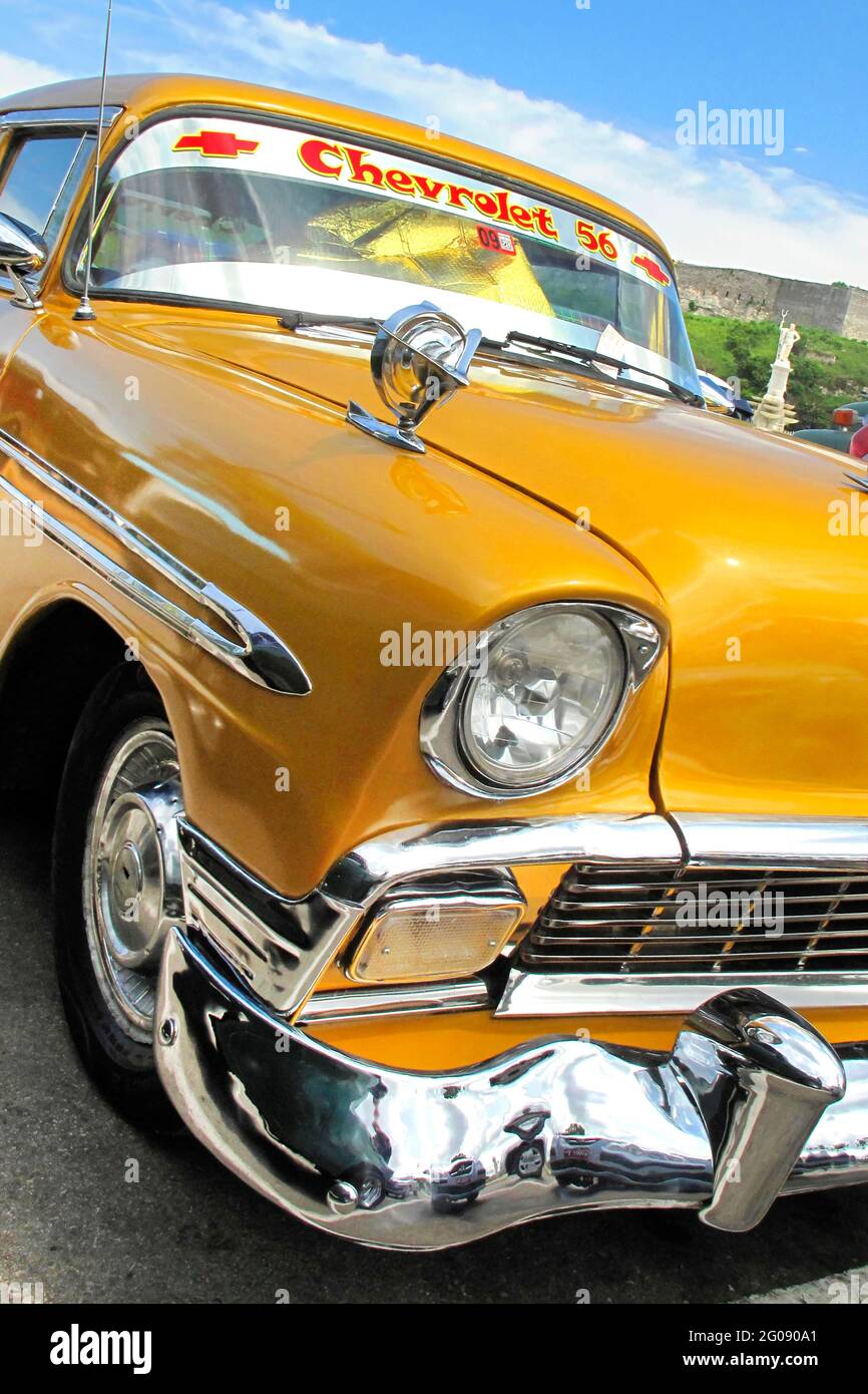 Famous Old Car, Habana Vieja, Havana, Cuba, América Stock Photo - Alamy