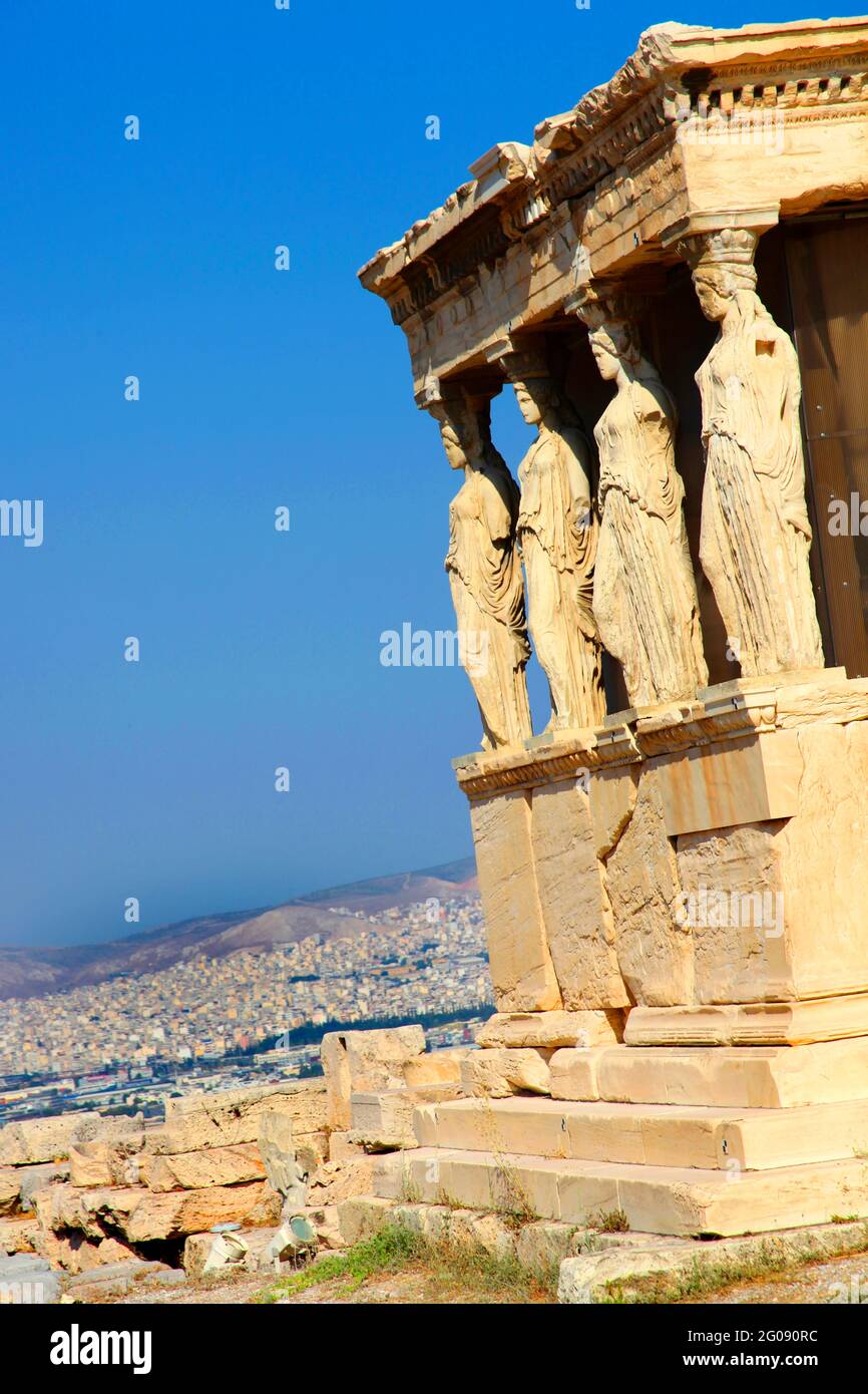 Parthenon Archaeological Site, Acropolis Ancient Ruins, Athens, Greece ...