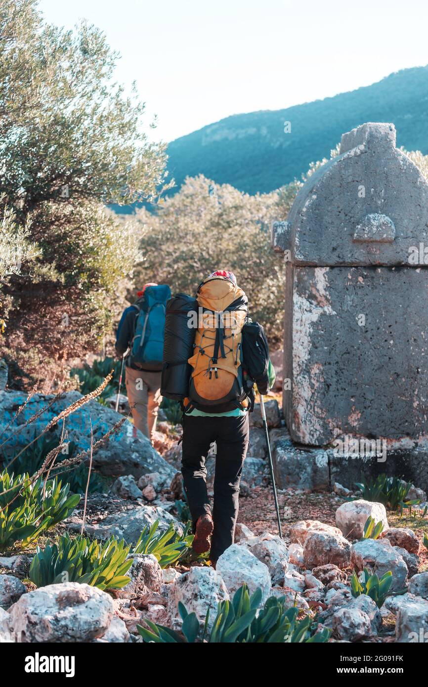 Beautiful nature landscapes in Turkey mountains. Lycian way is famous ...
