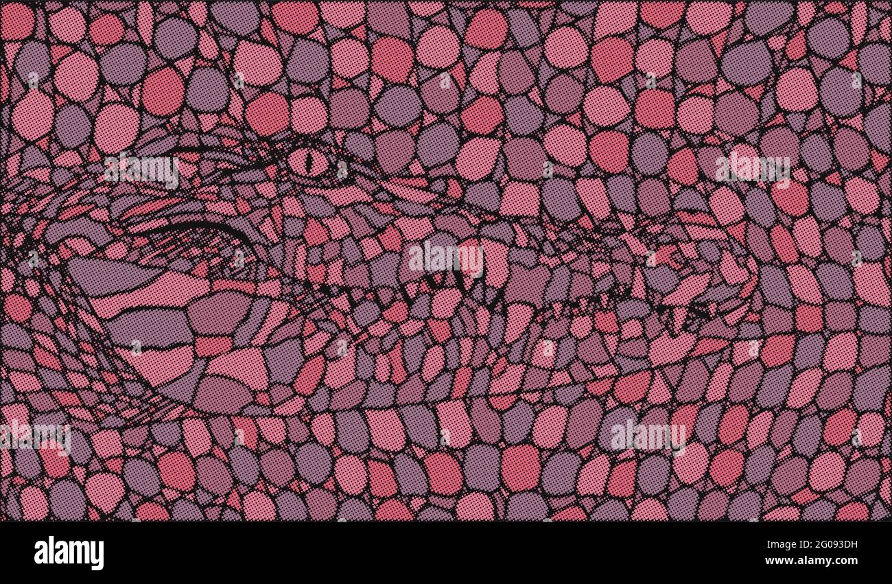 Snakeskin print background Stock Vector Images - Alamy