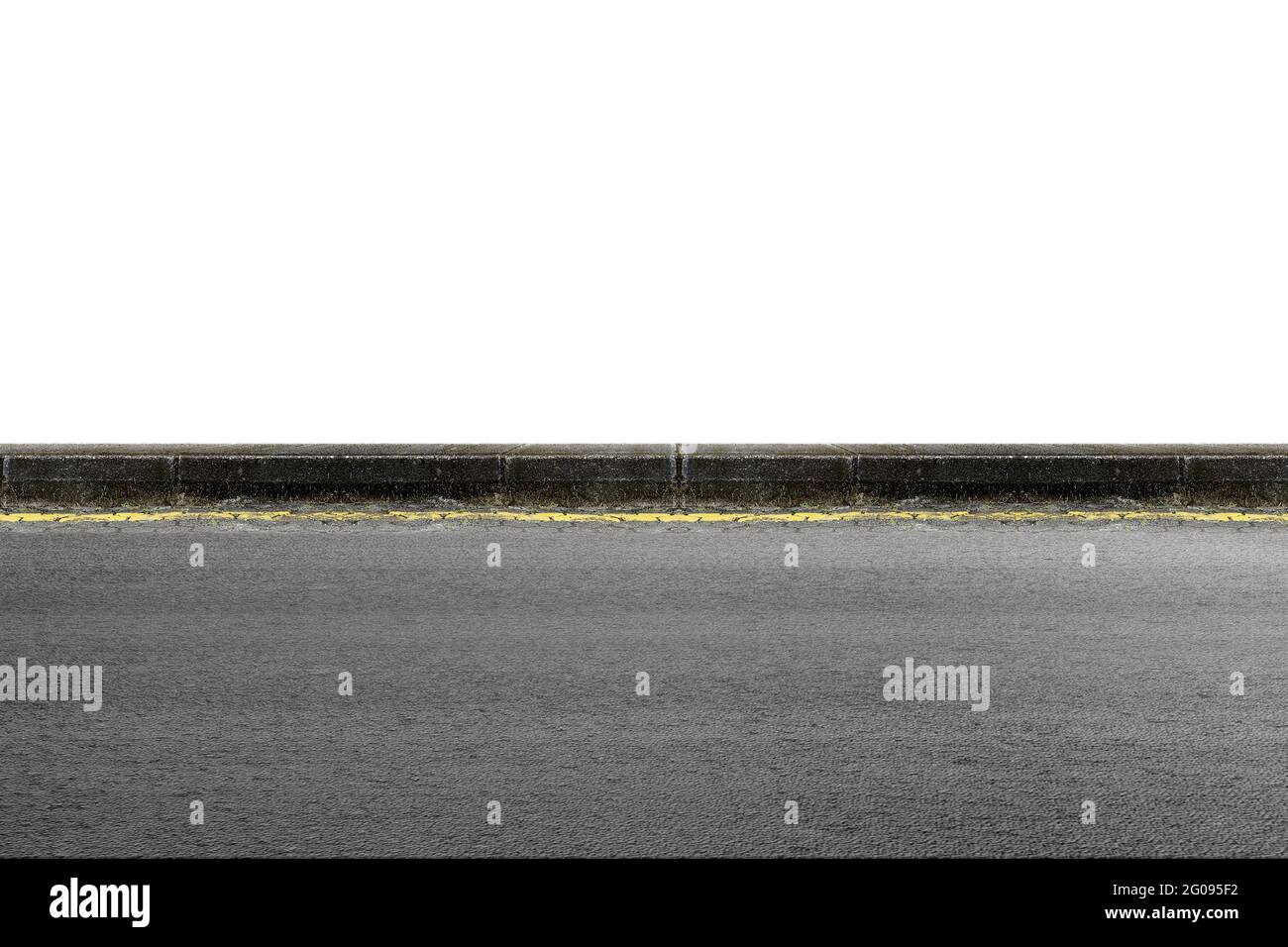 Close up view of a street isolated over white background Stock Photo ...