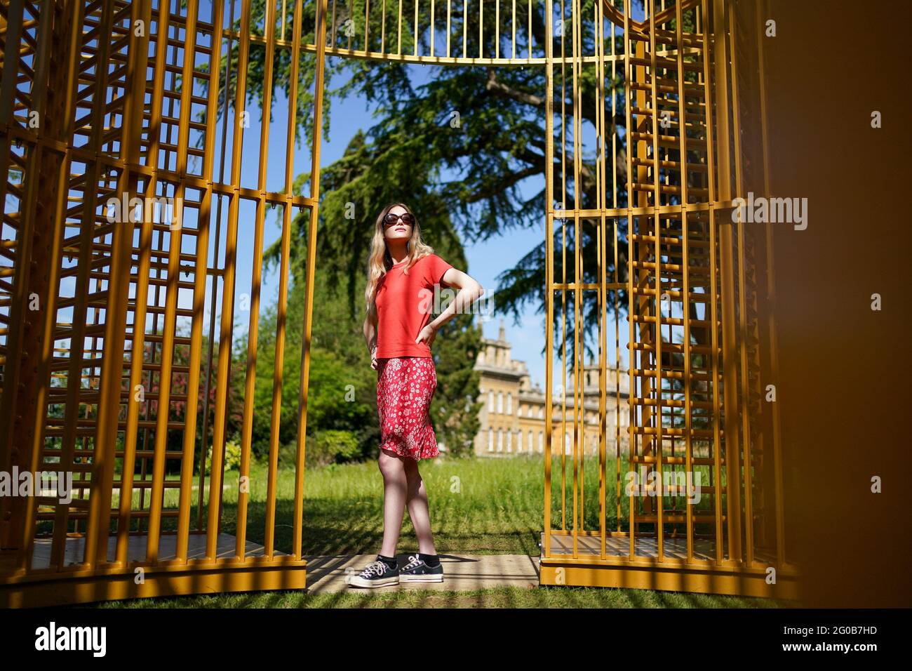 Hannah Vitos observes The Blenheim Art Foundation interactive sculpture ...