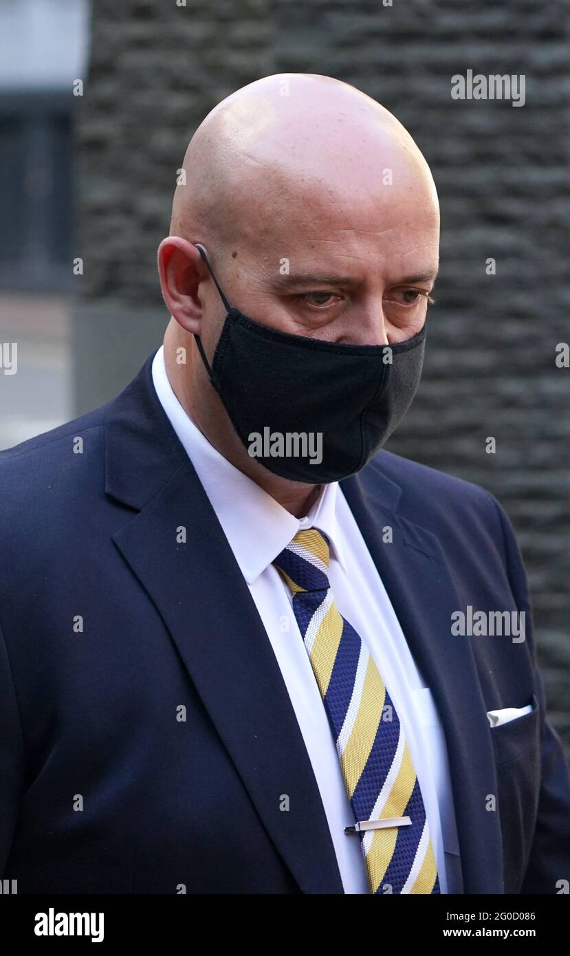 West Mercia Police constable Benjamin Monk arrives at Birmingham Crown ...