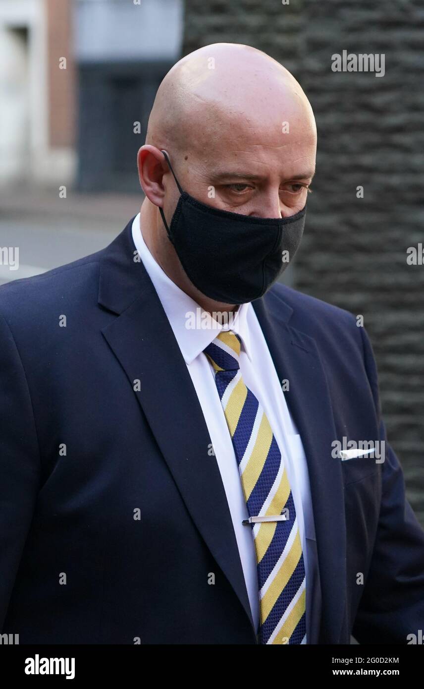 West Mercia Police constable Benjamin Monk arrives at Birmingham Crown ...