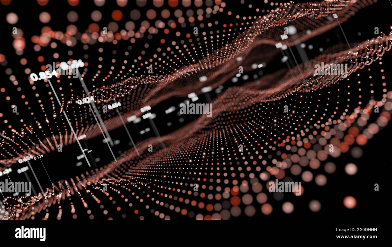 Big Data Visualization. Abstract structure Stock Photo - Alamy