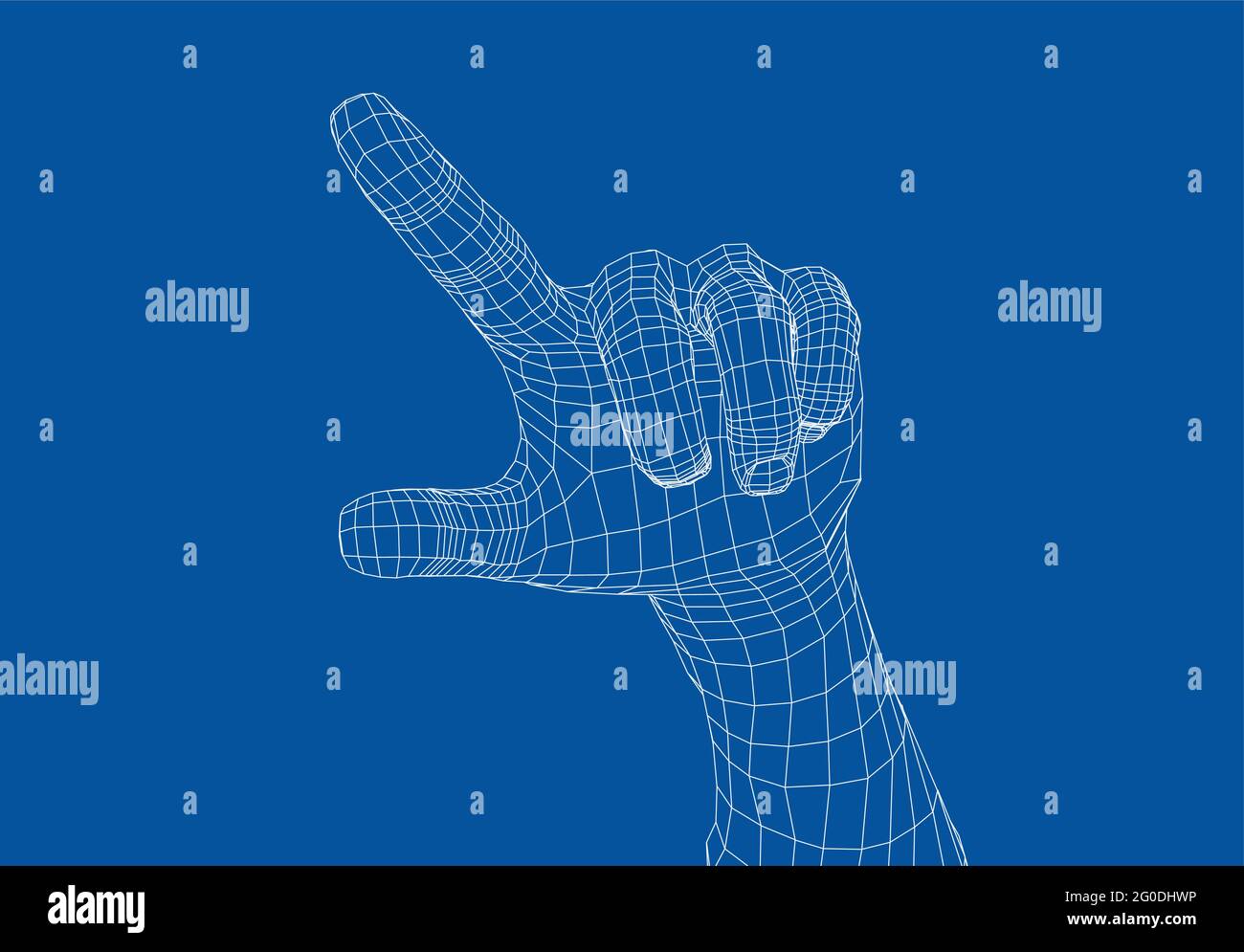 Human hand point with finger. Vector Stock Vector Image & Art - Alamy