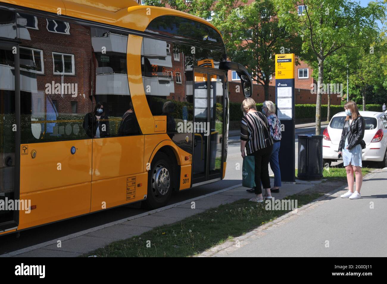 Copenhagen, Denmark. 31 May 2021, Dnish public transport system metro ...