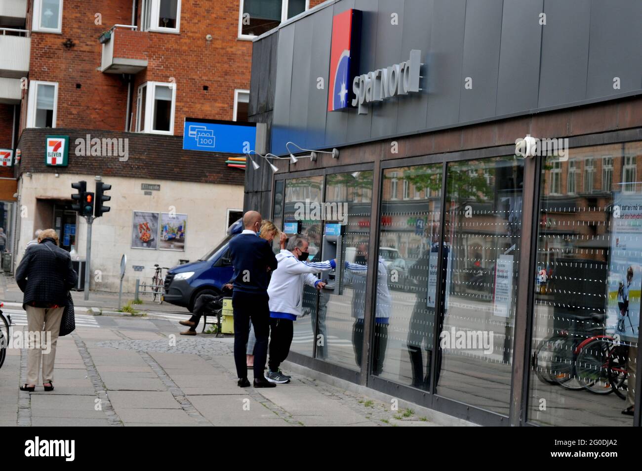 Copenhagen, Denmark. 01 jUNE 2021, Denmark bank Spar Nord in danish ...