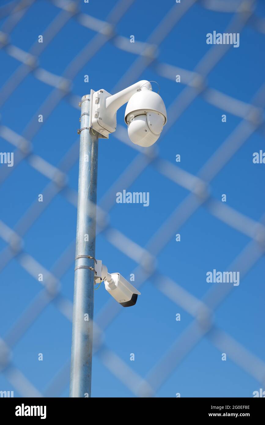 Closeup image cctv security camera hi-res stock photography and images ...