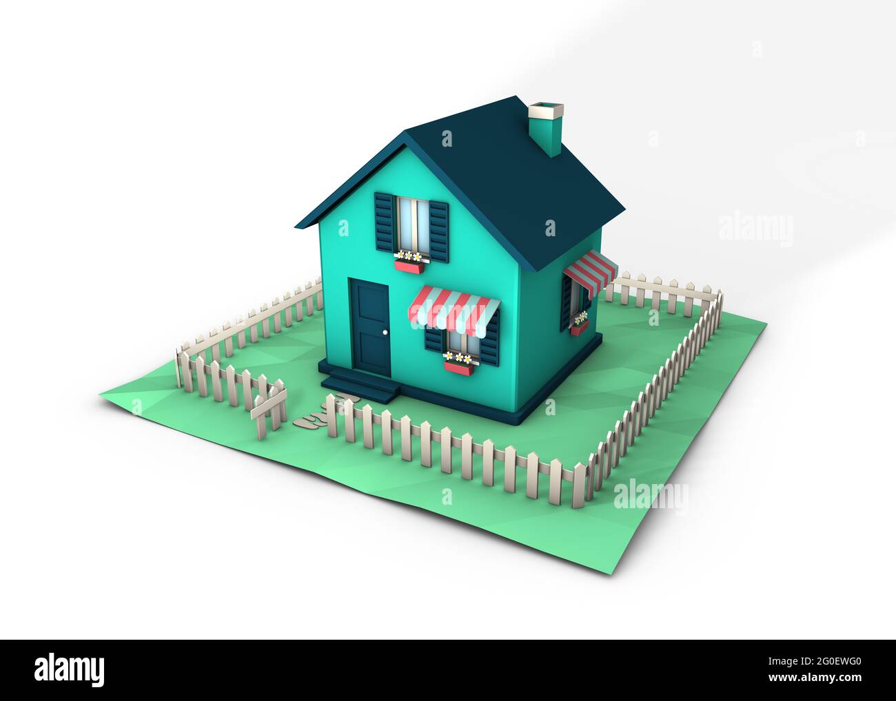 A paper house Stock Photo - Alamy