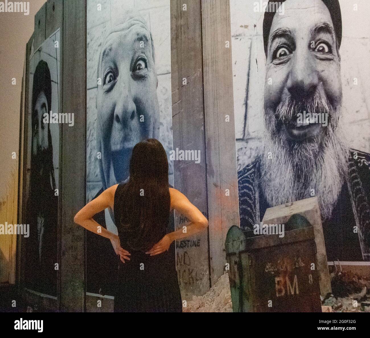 London, UK. 2nd June, 2021. The Saatchi Gallery show of the "JR ...