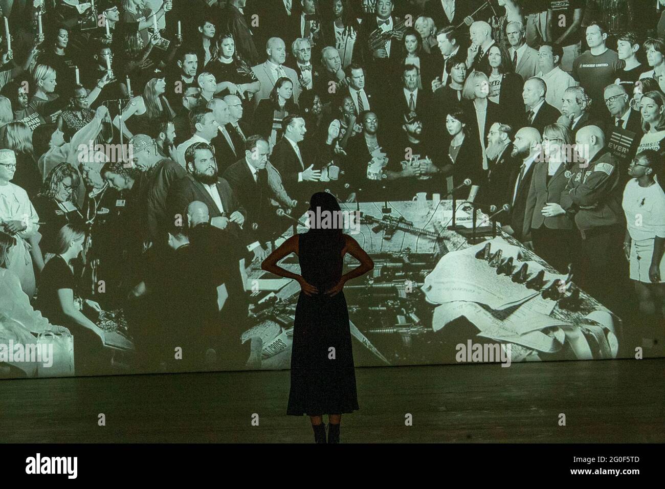 London, UK. 2nd June, 2021. The Saatchi Gallery show of the "JR ...