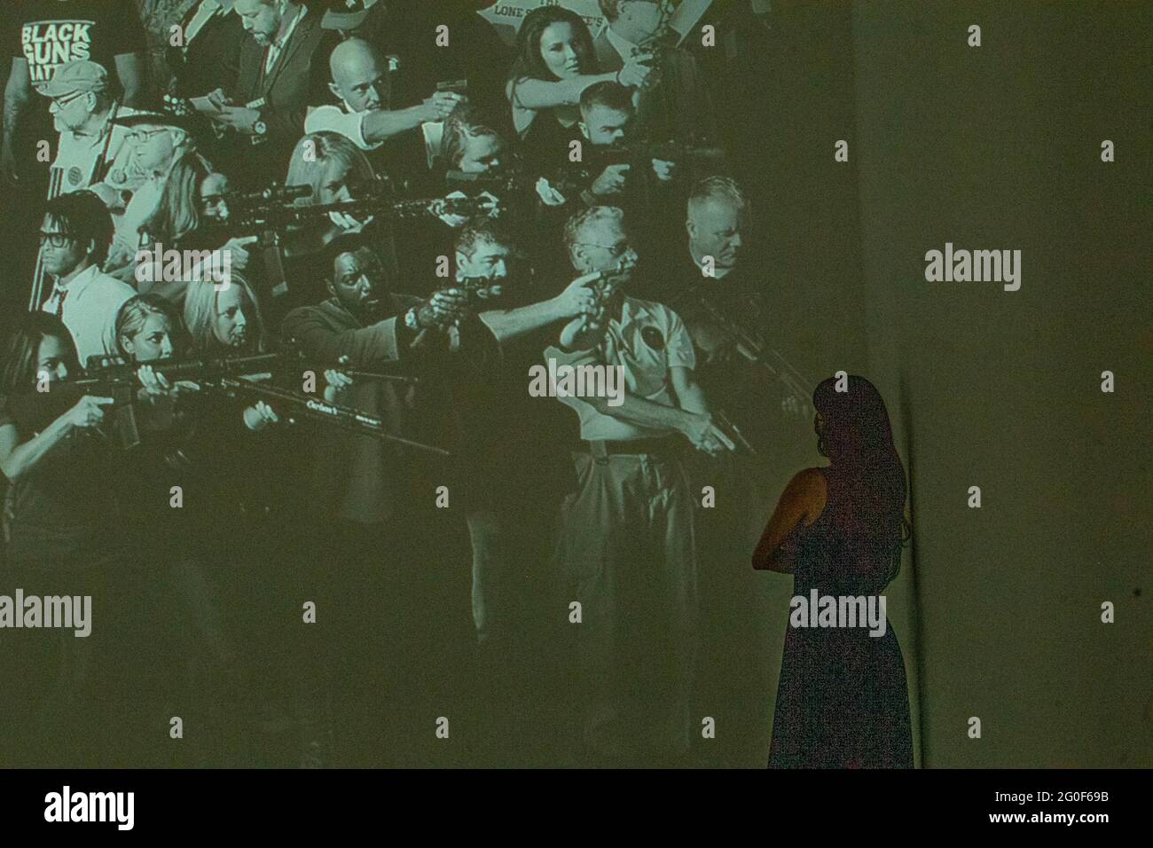 London, UK. 2nd June, 2021. The Saatchi Gallery show of the "JR ...